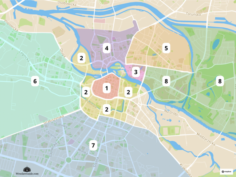 Wroclaw City Map made by locals - WroclawGuide.com